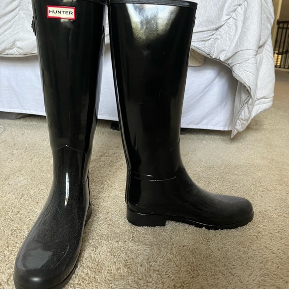 Hunter | Shoes | Hunter Black Rain Boots | Poshmark